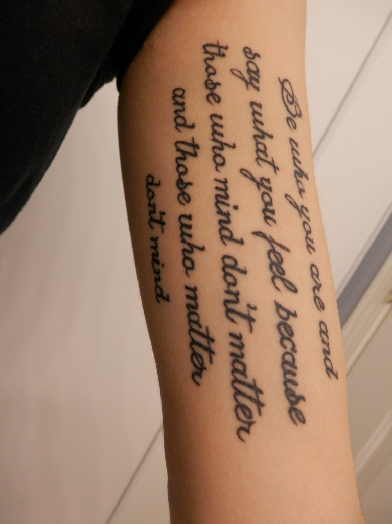 Quote Tattoos Designs, Ideas and Meaning - Tattoos For You