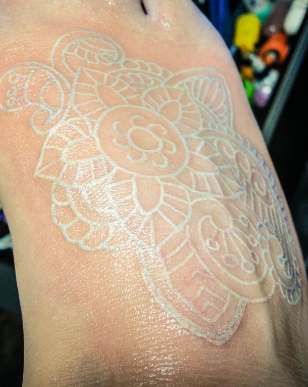 White Ink Tattoos Designs, Ideas and Meaning - Tattoos For You