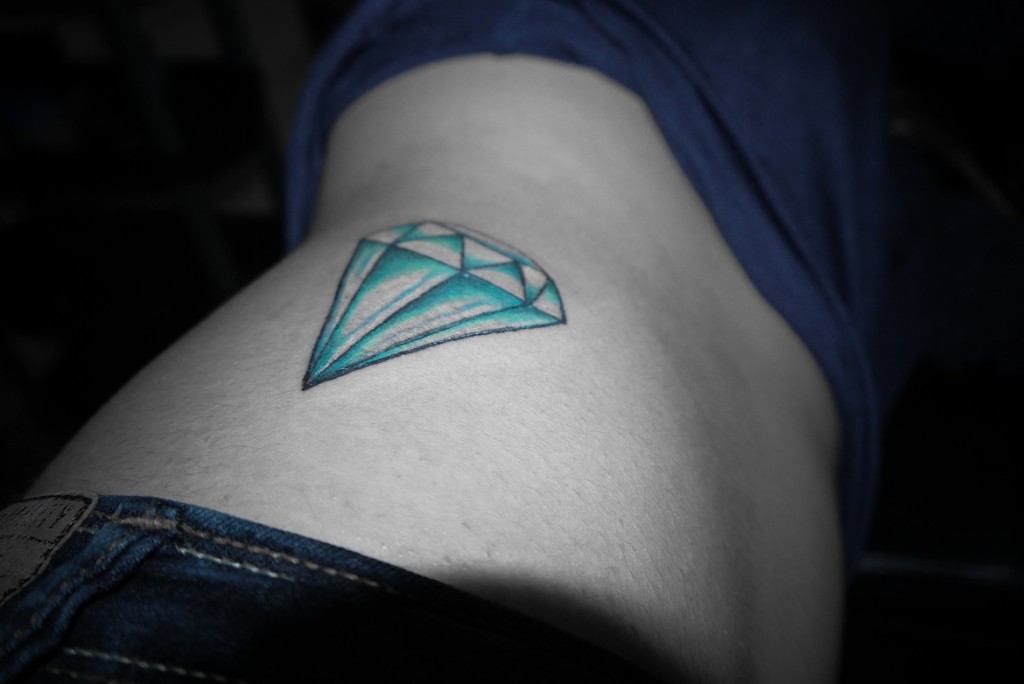 Diamond Tattoos Designs, Ideas and Meaning - Tattoos For You