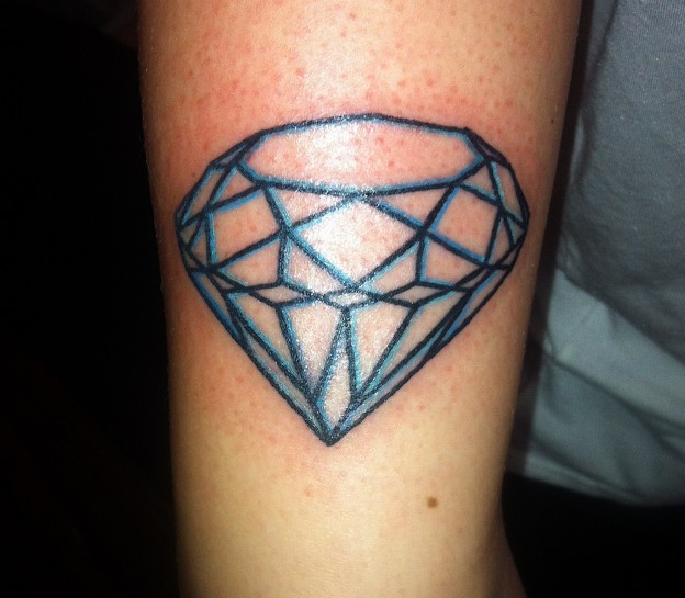 Diamond Tattoos Designs, Ideas and Meaning - Tattoos For You