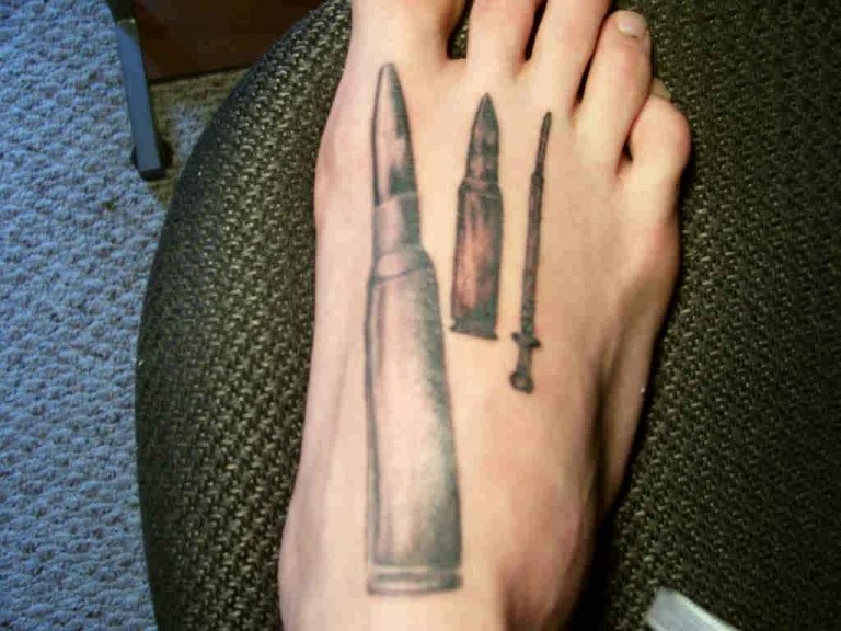 Bullet Tattoos Designs, Ideas and Meaning - Tattoos For You