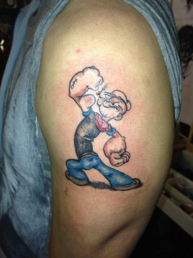 Popeye Tattoos Designs, Ideas and Meaning - Tattoos For You