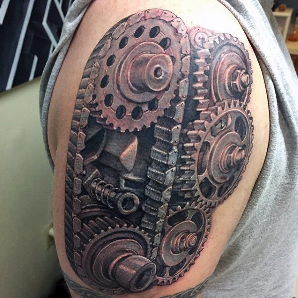 Gear Tattoos Designs Ideas And Meaning Tattoos For You