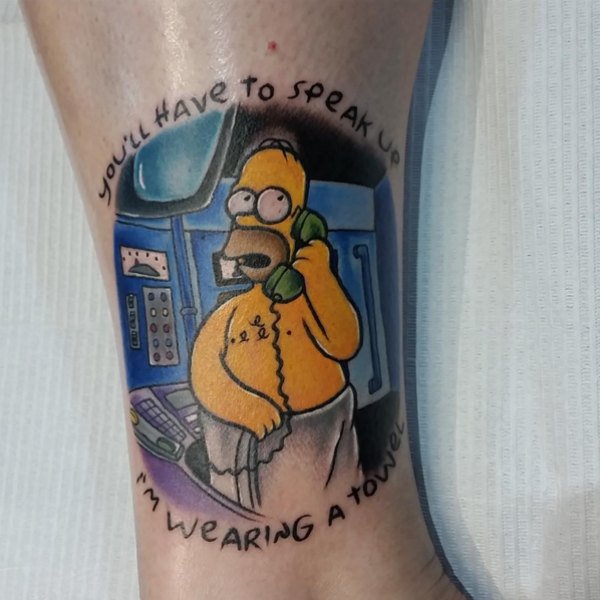 Homer Simpson Tattoo Designs, Ideas and Meaning - Tattoos For You