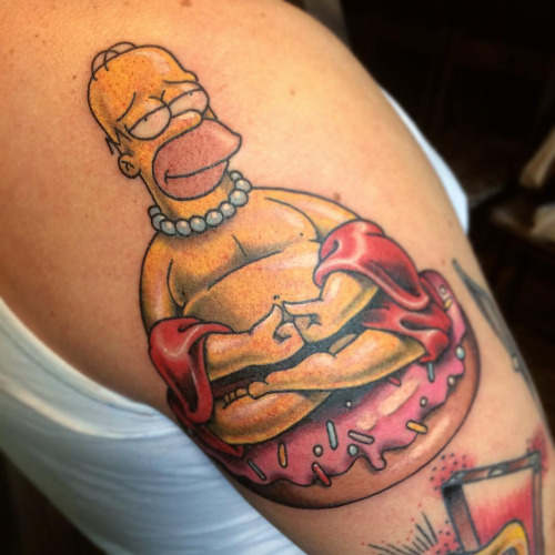 Homer Simpson Tattoo Designs, Ideas and Meaning - Tattoos For You